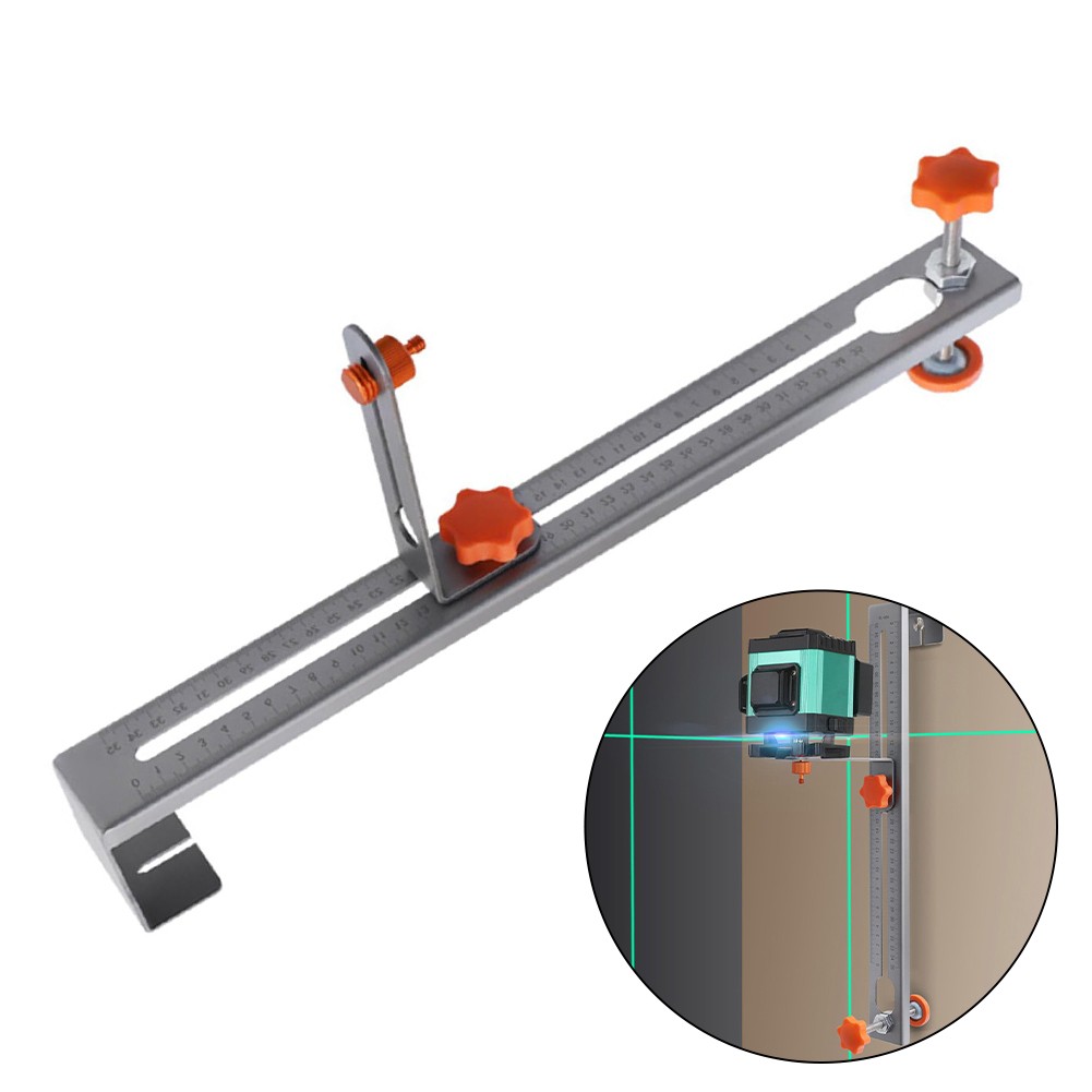 Level Wall Mount Bracket Adjustable Lifting Ceiling Gradienter Hanger ...