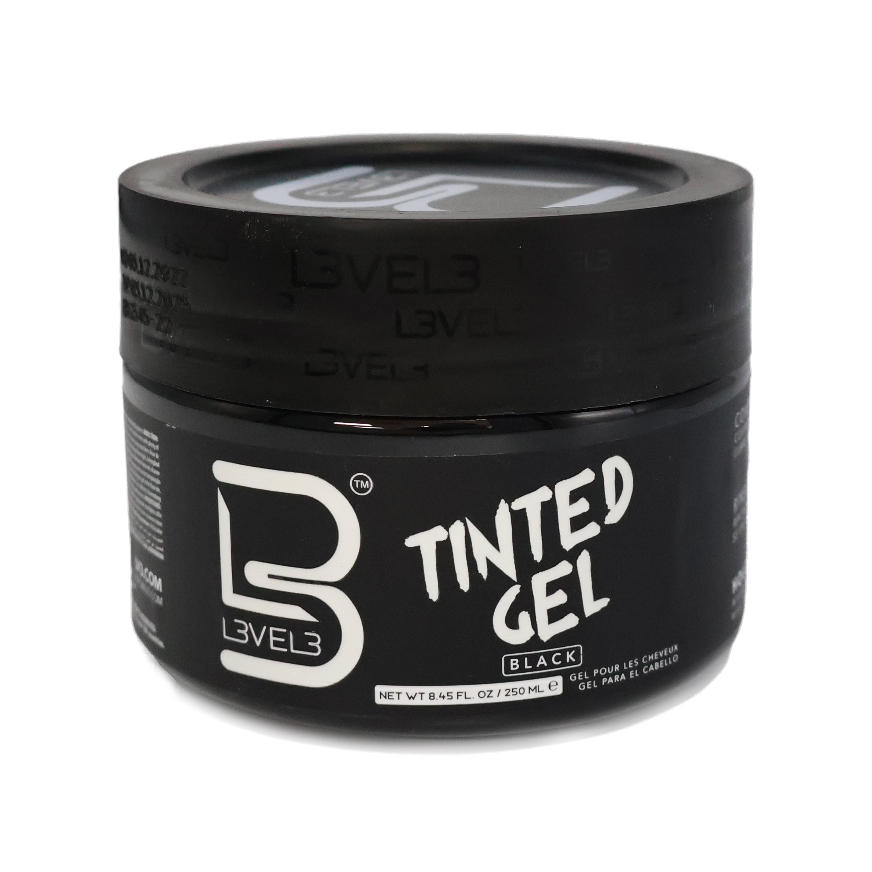 Level3 Hair Gel Tinted Black 8.5 Oz., Pack of 6 - Walmart.com