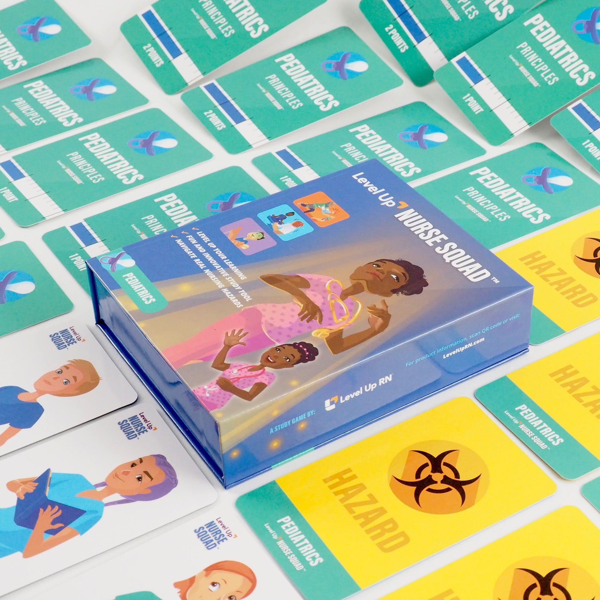 LevelUp RN Nurse Squad Pediatrics Nursing School Exam Prep Card Game ...