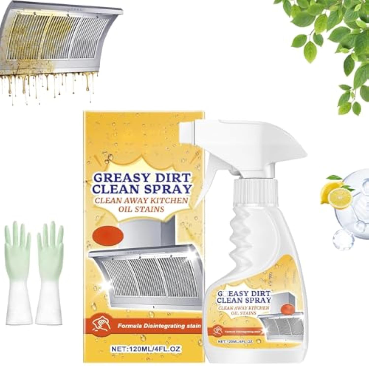 Levelarank Multifunctional Powerful Kitchen Foam Cleaner, Curotaway ...