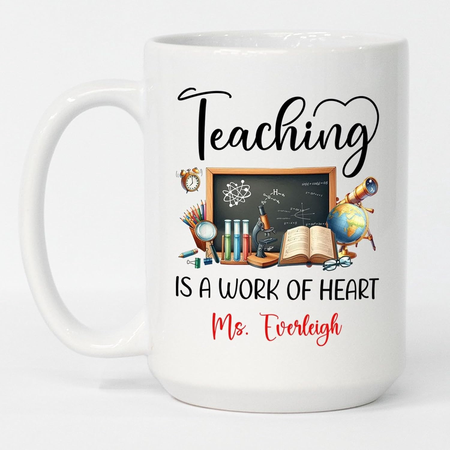 Leveled Up To Full Professor White Coffee Cup, Personalized Congrats ...