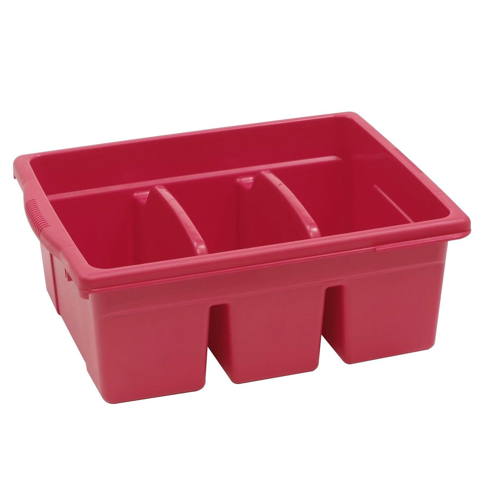 Leveled Reading Large Divided Book Tub, Red - Walmart.com