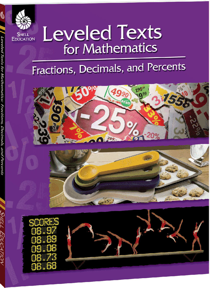 Leveled Texts for Mathematics: Fractions, Decimals, and Percents [With ...