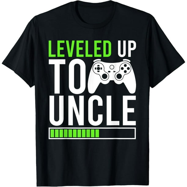 Leveled Up Promoted to Uncle 2025 New Uncle Video Game Funny Creative ...