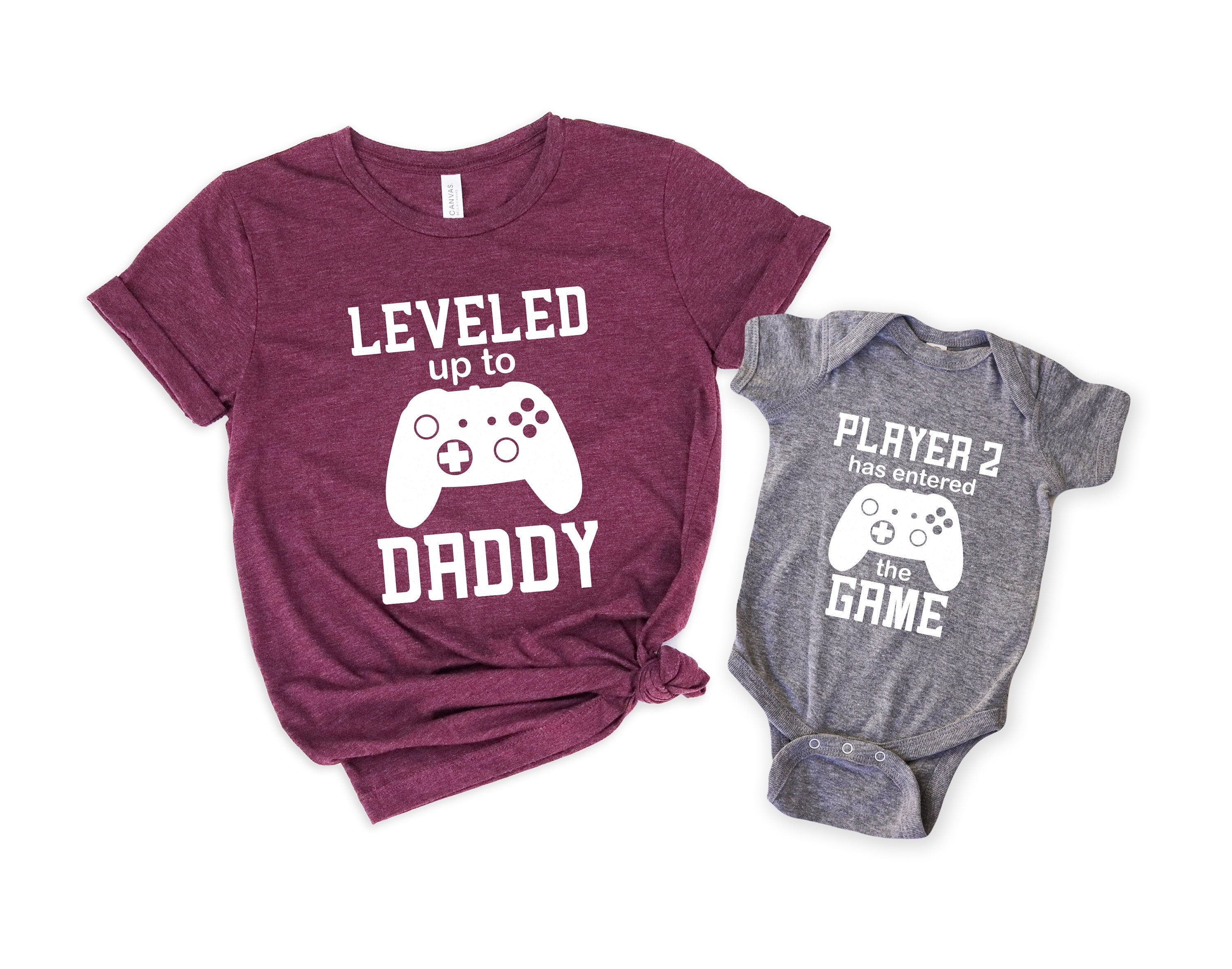 Leveled up Shirt,Dad and son matching Shirts Shirt,New Dad Shirt,Dad ...