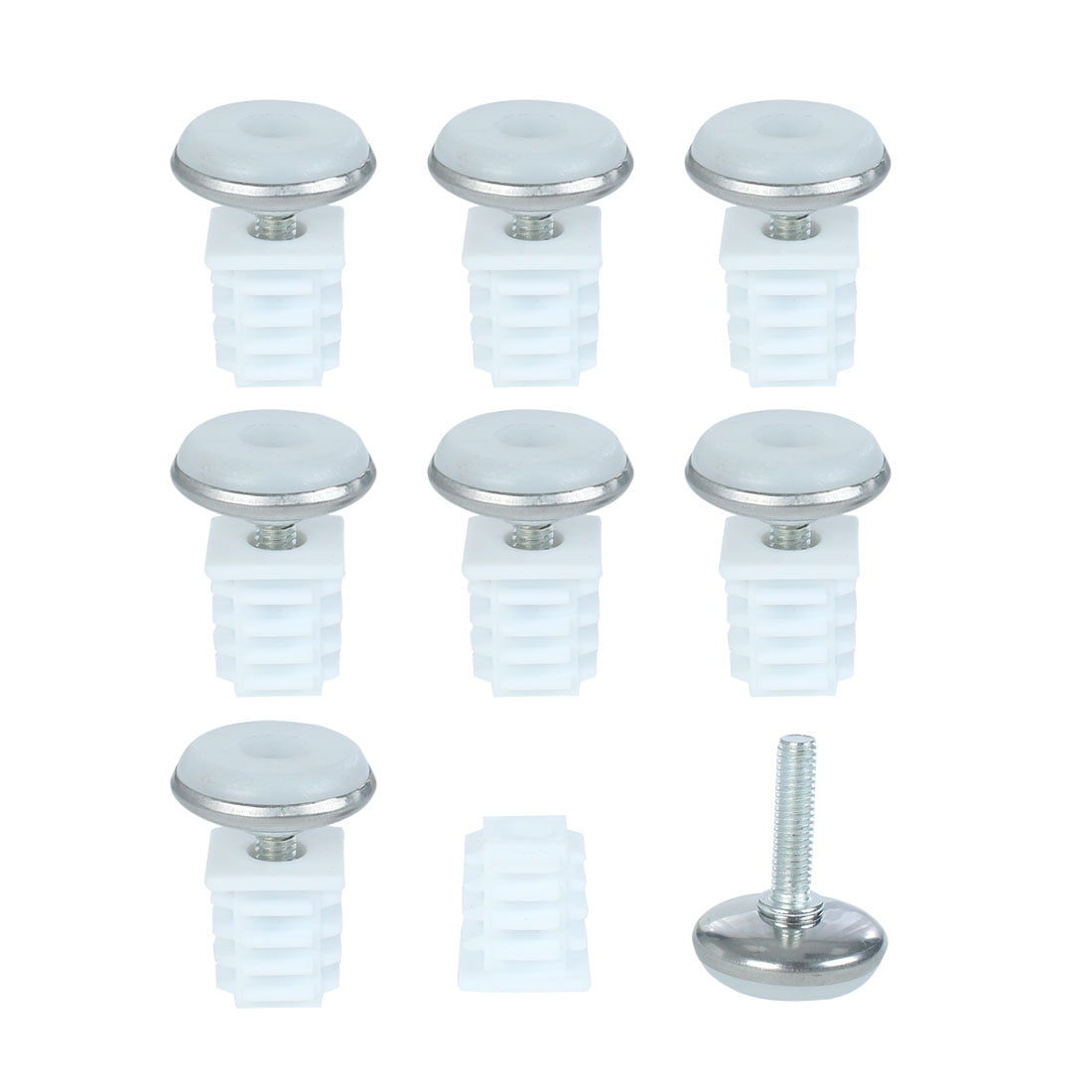 Leveling Feet 19 x 19mm Square Tube Inserts Kit Furniture Glide ...