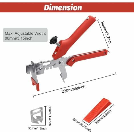 Leveling System Ceramic Tile Leveling System 300 pieces Leveling Pads ...