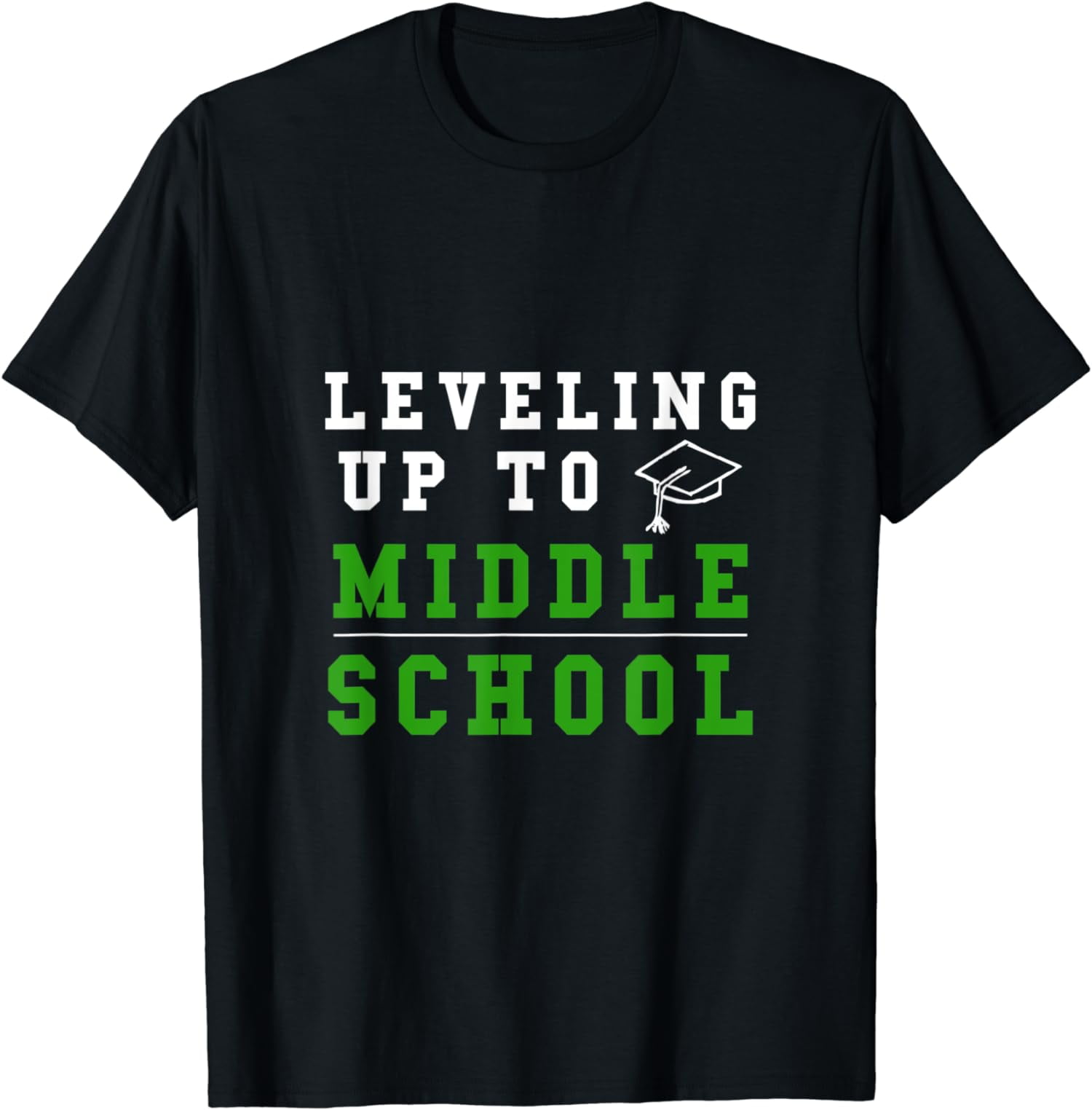 Leveling Up to Middle School Funny Back to School Tshirt - Walmart.com