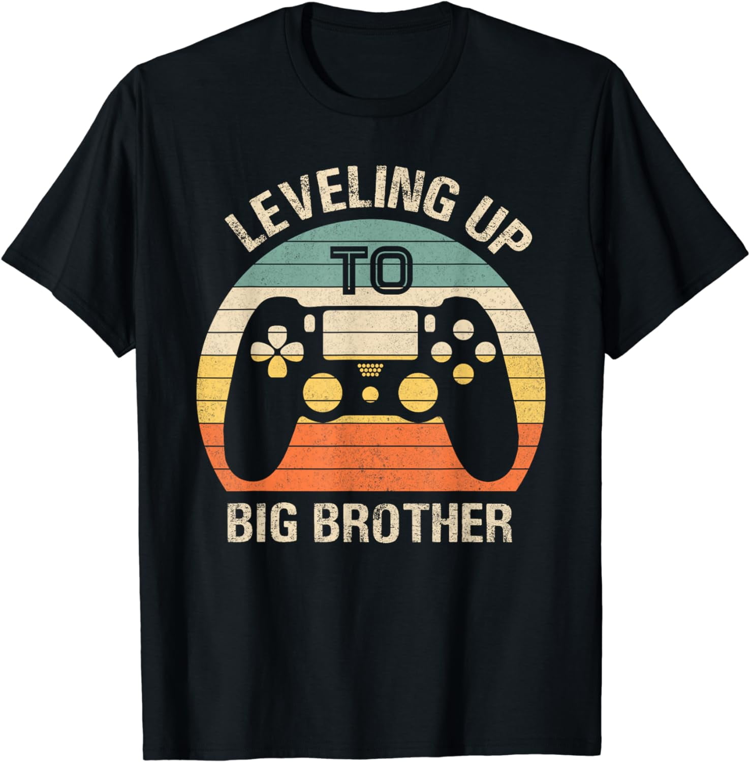 Leveling up to Big Brother 2024 funny gamer vintage men T-Shirt ...