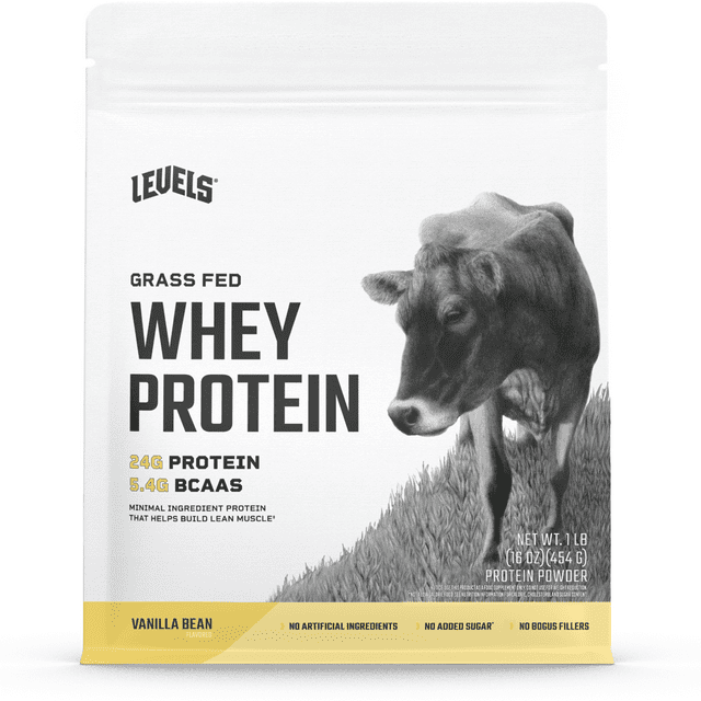 Levels Natural Low Carb Whey Protein Concentrate, Grass Fed, No ...