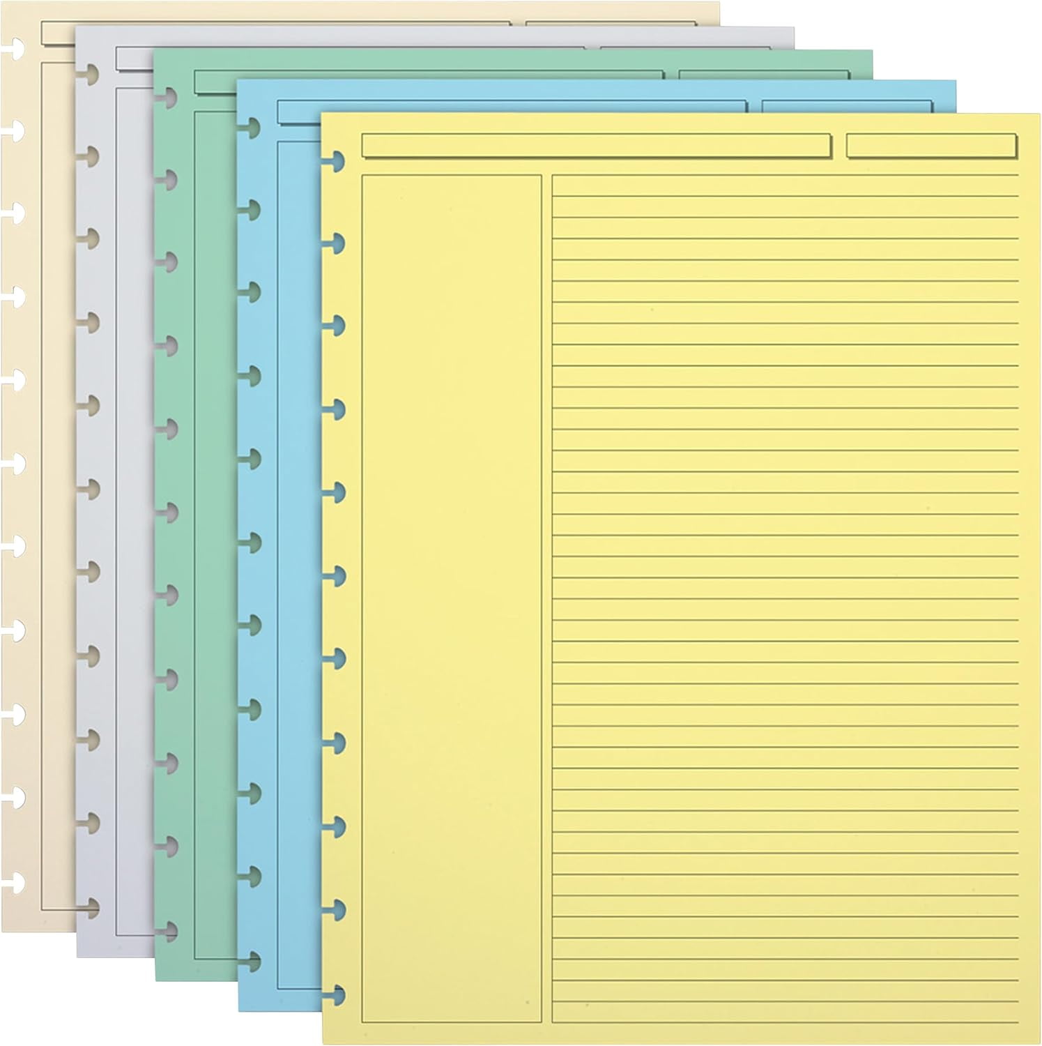 Levenger Circa Annotation 1/4 Inch Ruled Discbound Paper Refill, Disc ...