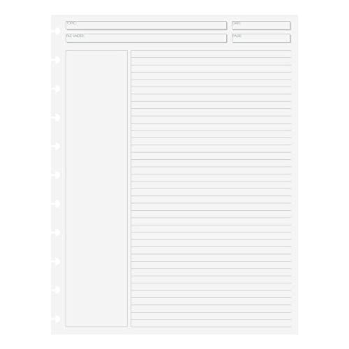 Levenger Circa Annotation Ruled Double-Header Refill (100 sheets ...