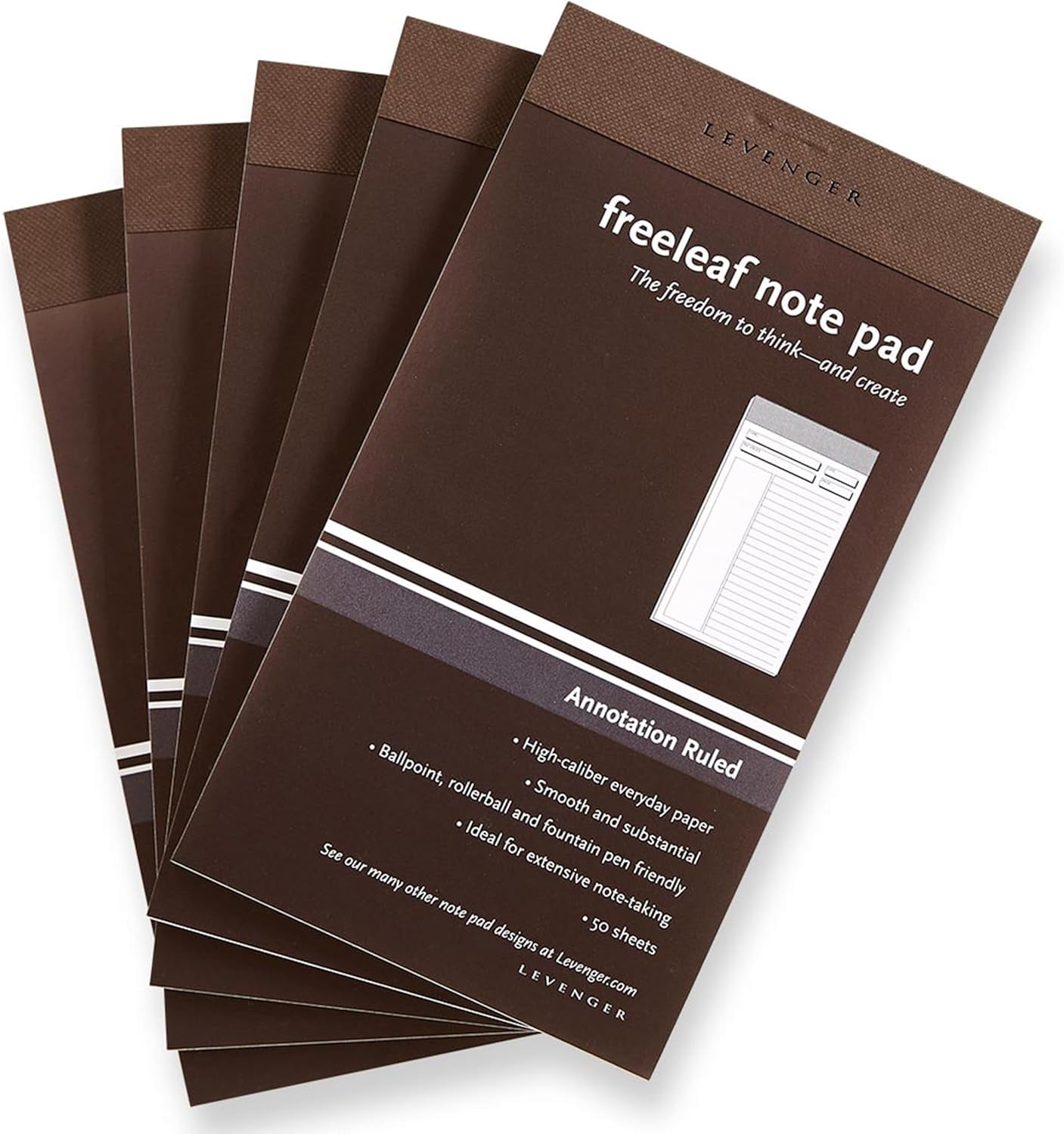 Levenger Freeleaf Annotation Ruled Writing Pads Lined Notepad ...