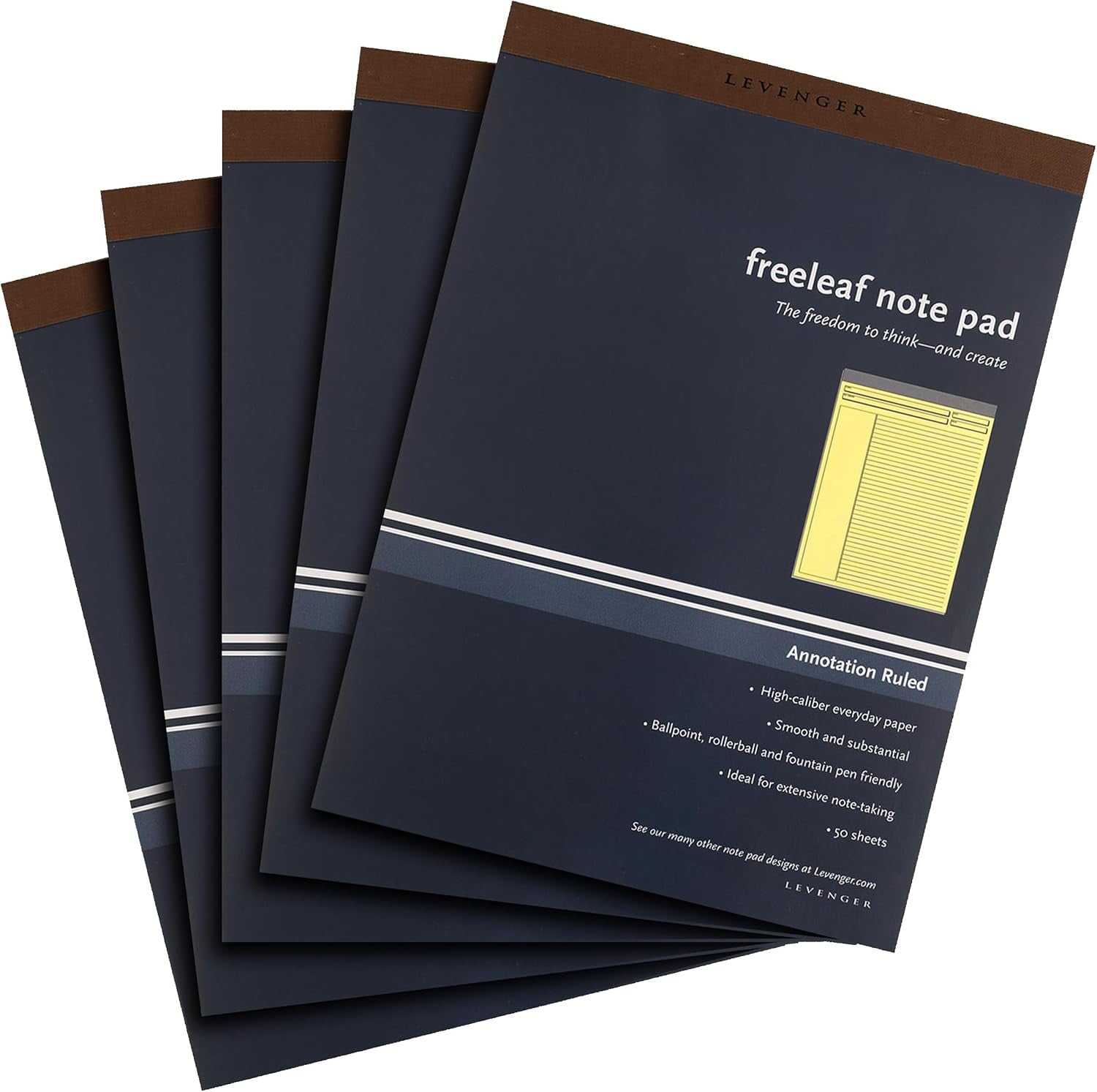 Levenger Freeleaf Annotation Ruled Writing Pads Lined Notepad ...