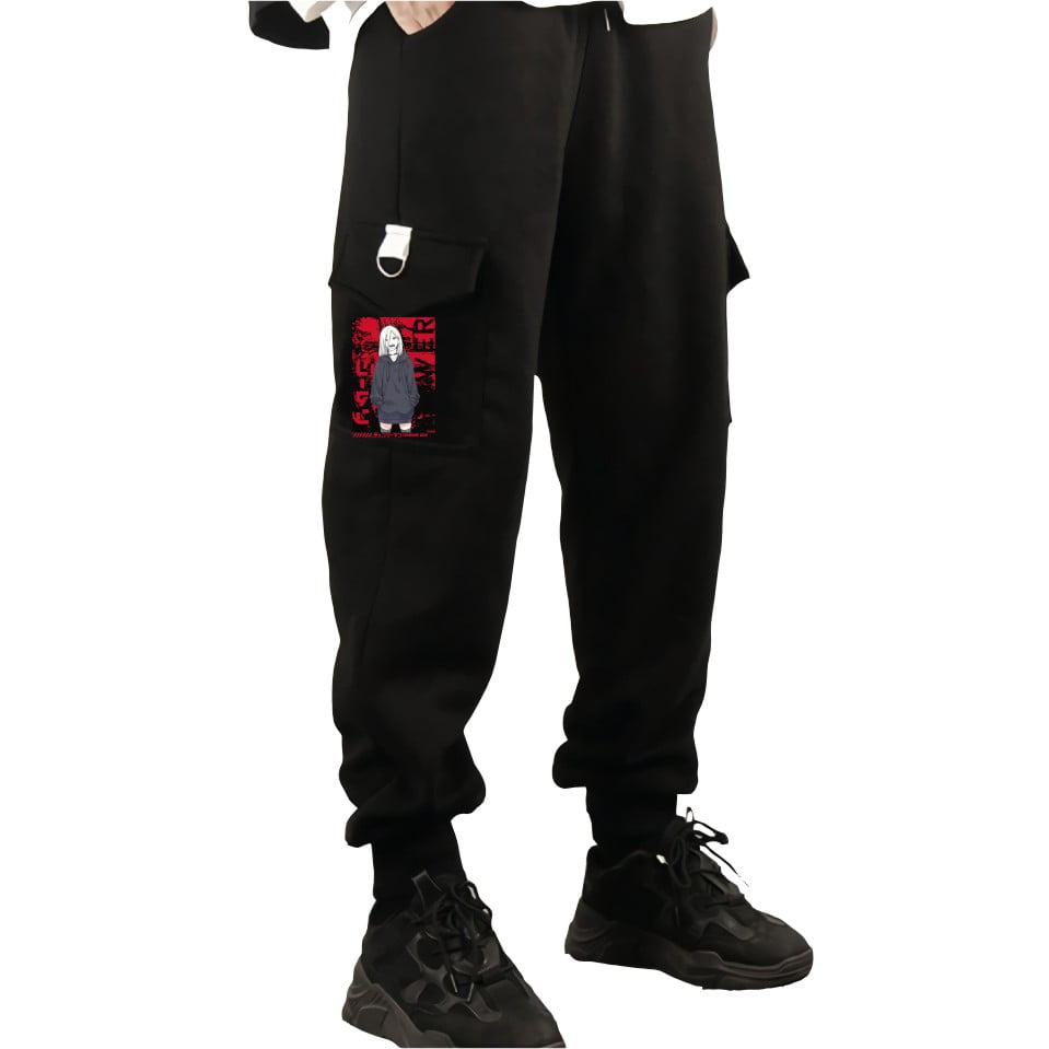 Leveorch Chainsaw Man Anime Pants Men Women Anime Cargo Jogger Pants ...