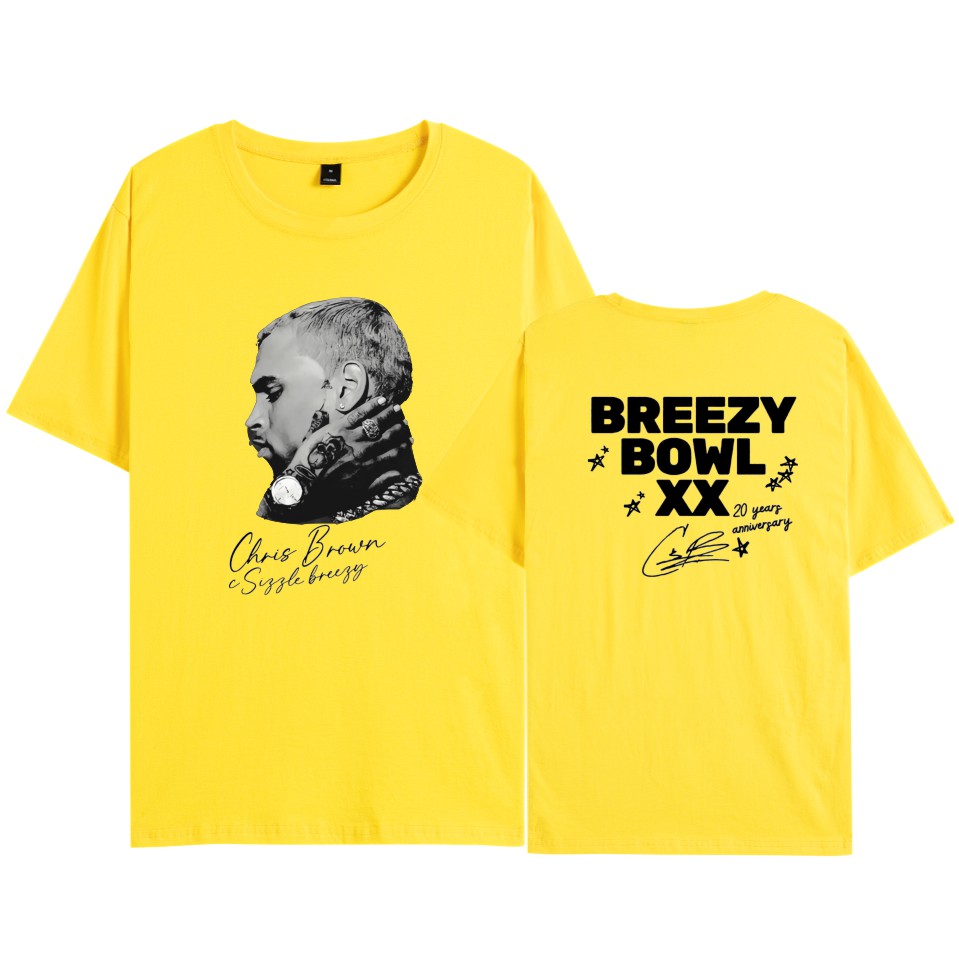 Leveorch Chris Brown 2025 Breezy Bowl Tour Merch Breezy Bowl XX Tour ...