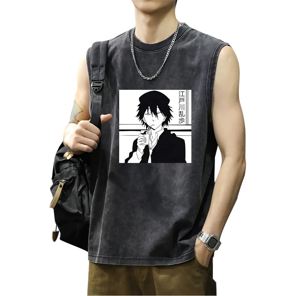 Leveorch Dazai Osamu Washed Tank Top Edogawa Rampo Nakajima Atsushi Nakahara Chuuya Ryunosuke ...