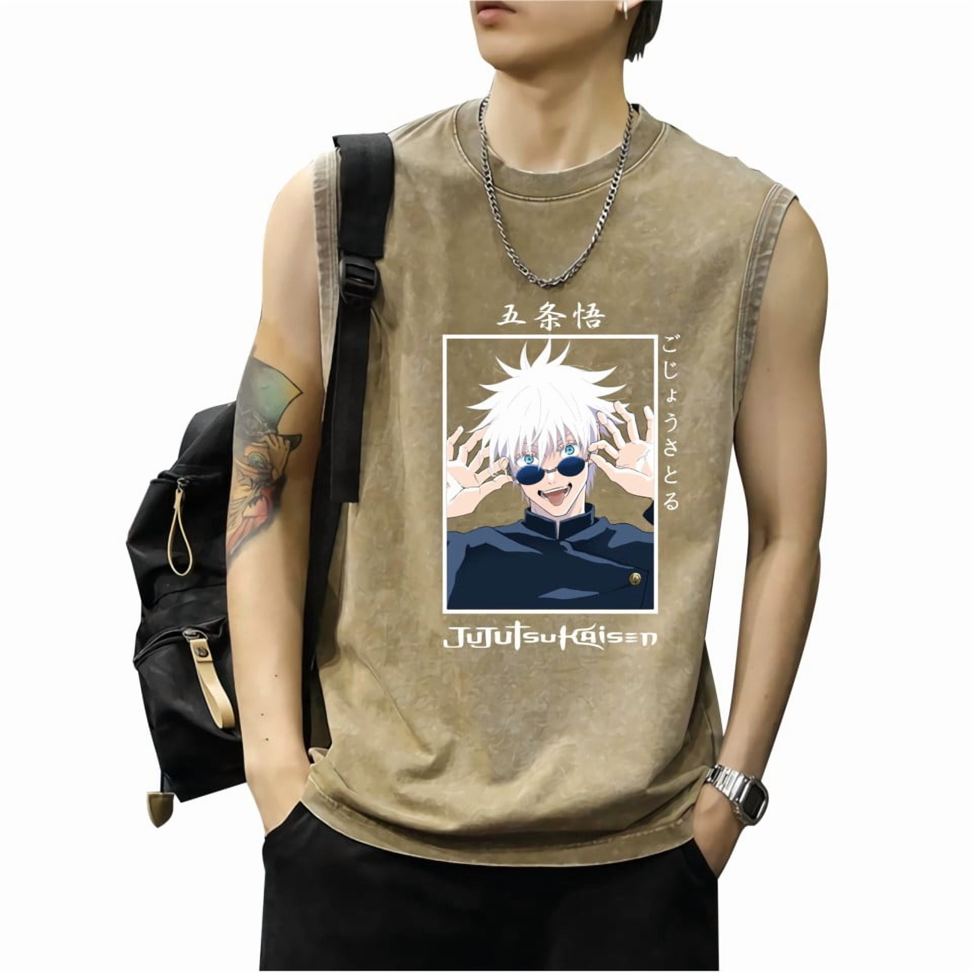 Leveorch Gojo Satoru Tank Top Sukuna Tank Top Fushiguro Megumi Tank Top ...