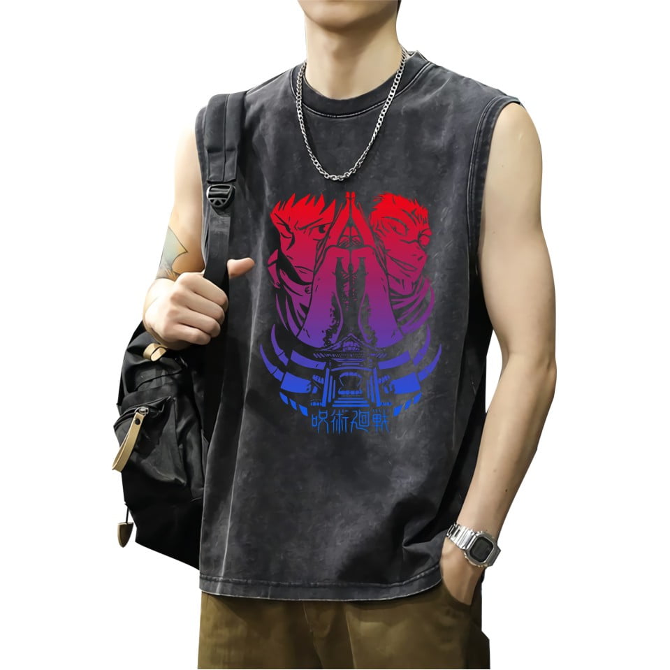 Leveorch Gojo Satoru Tank Top Sukuna Tank Top Fushiguro Megumi Tank Top ...