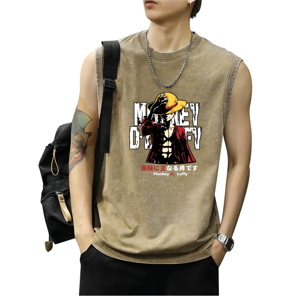 Leveorch Luffy Tank Top Zoro Tank Top Robin Tank Top Anime Men's ...