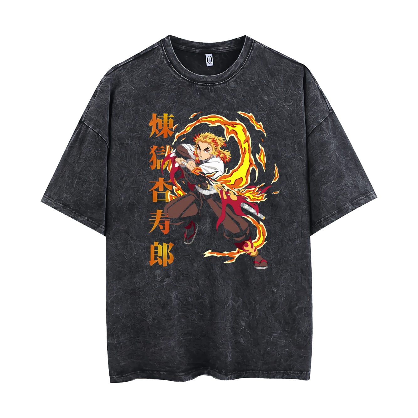 Leveorch Rengoku Kyoujurou nezuko cotton T-shirt anime street hip-hop ...