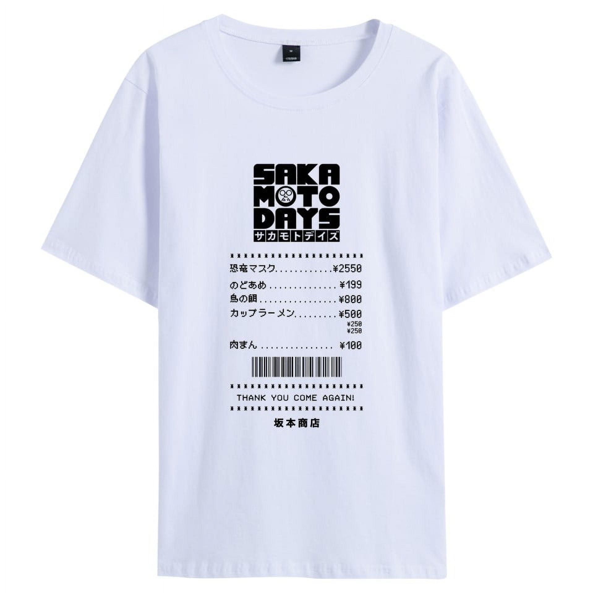 Leveorch Sakamoto Days Merch T-Shirt Anime Casual Logo Short Sleeve ...