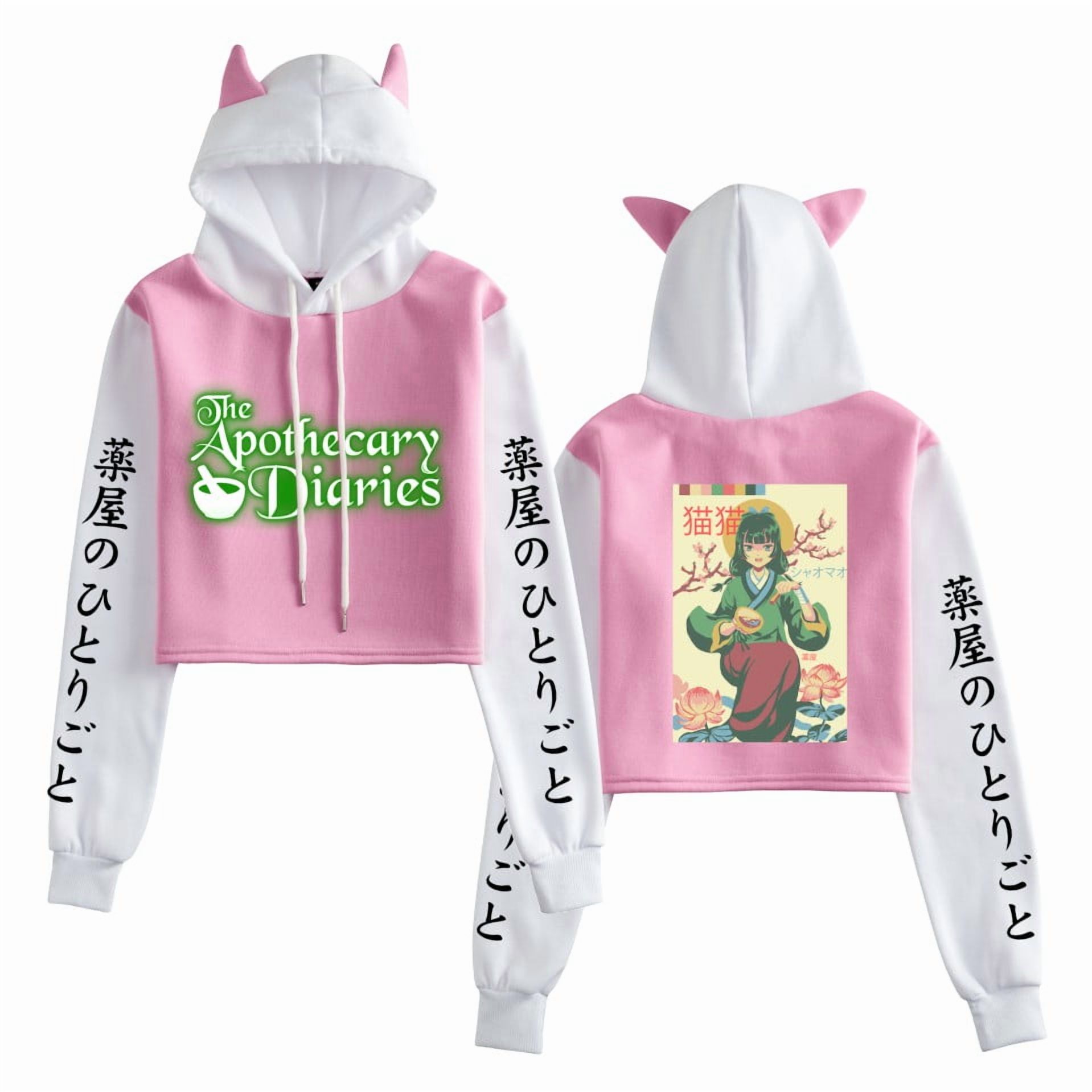 Leveorch The Apothecary Diaries Anime Printed Long Sleeve Contrast ...