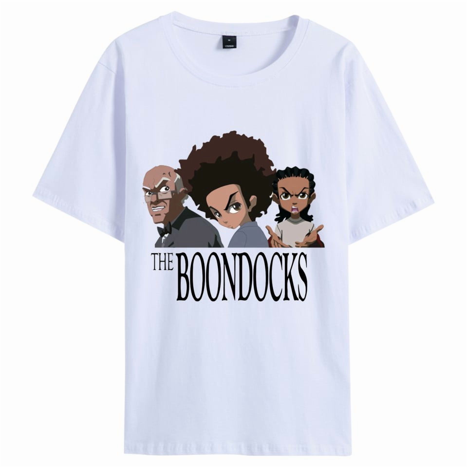 Leveorch The Boondocks T-shirt summer street trend unisex fashion ...