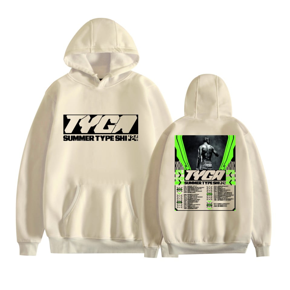 Leveorch Tyga Red Light 2025 Tour Merch Hoodie Long Sleeve Men Women ...