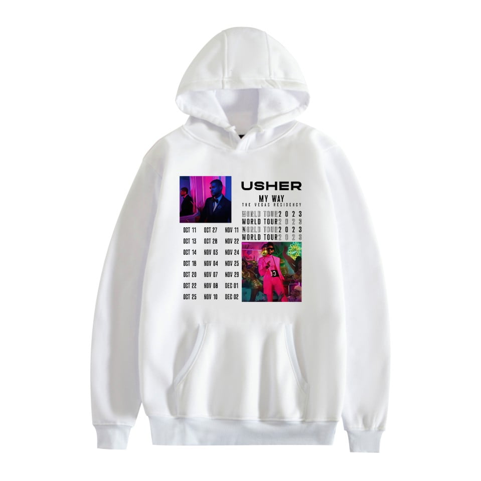 Leveorch Usher Merch Hoodie Coming Home Album Cover Hoodies Tracklist ...