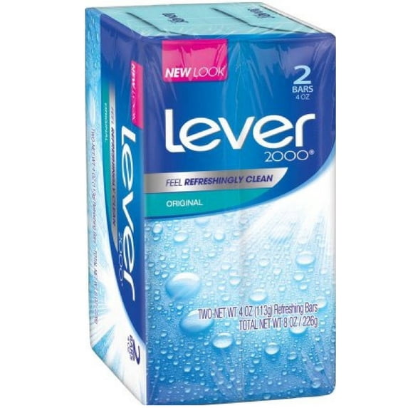 Lever 2000 Original Refreshing .. .. Bar Soap, Perfectly .. Fresh .. 4 ...