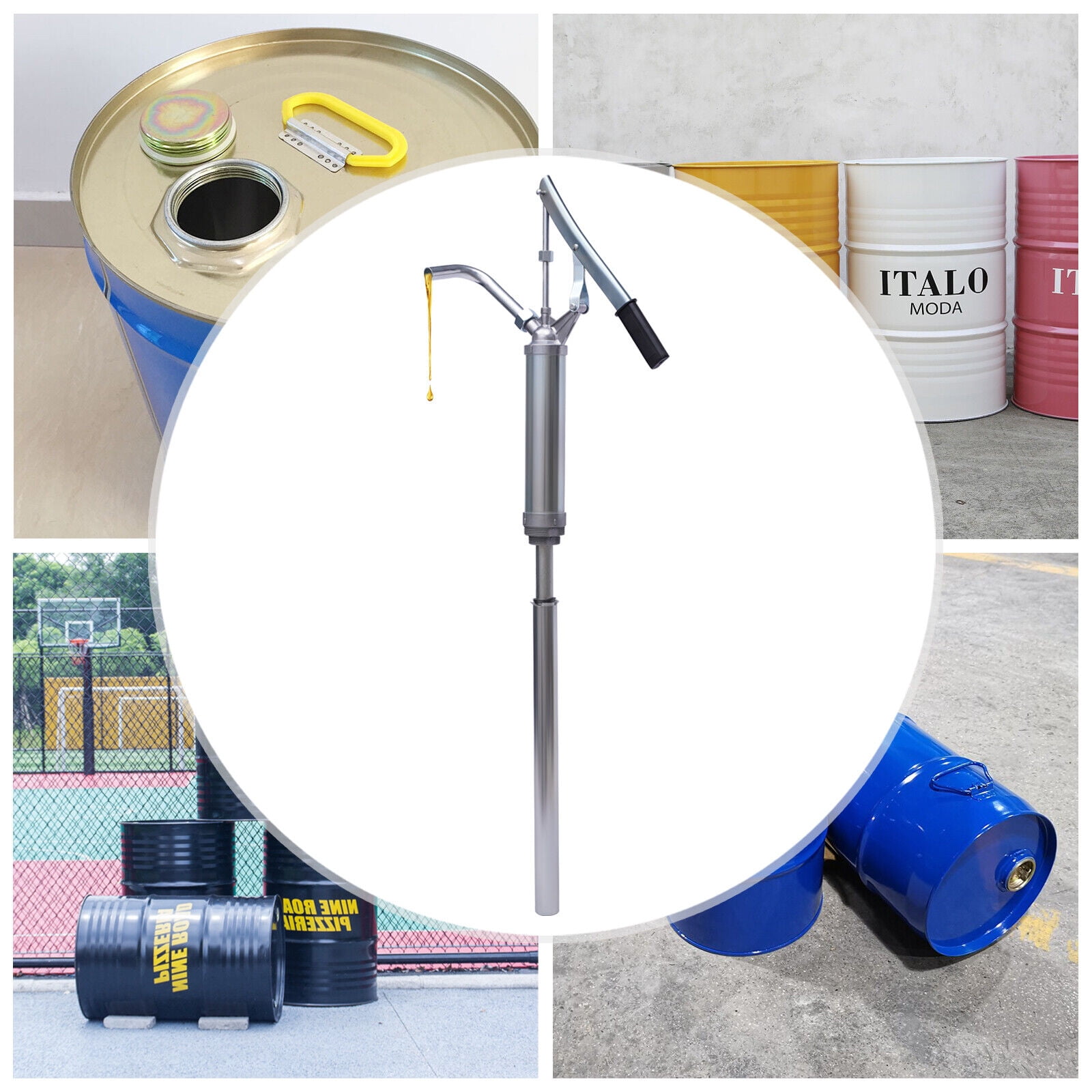 Lever Action Drum Barrel Pump to Transfer Diesel Fuel Engine Oil 30 ...