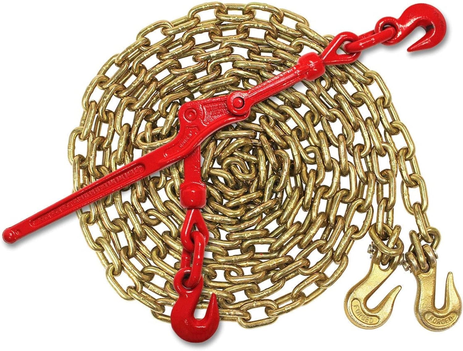 Lever Chain Binder 3/8" - 1/2" Chain Hook Tie Down Rigging Equipment ...