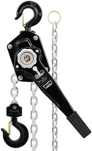 Lever Chain Hoist, 3 Ton 6600 lb Capacity 20 ft Manual Chain Hoist with ...