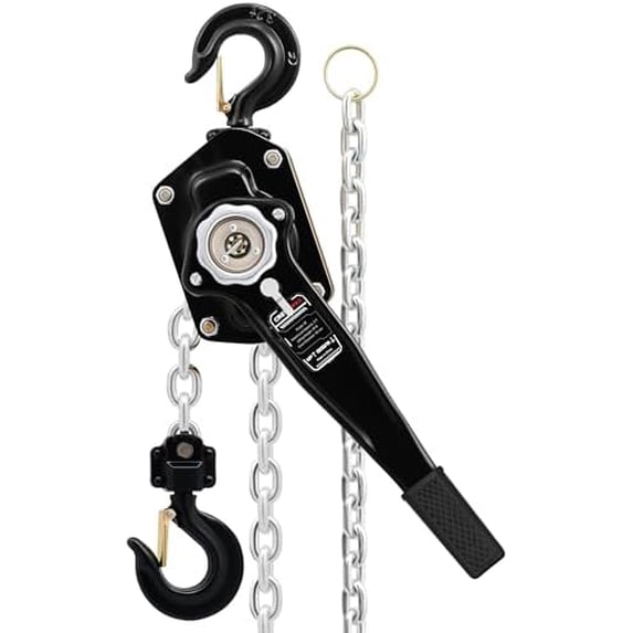 Lever Chain Hoist, 3 Ton 6600 lb Capacity 20 ft Manual Chain Hoist with ...