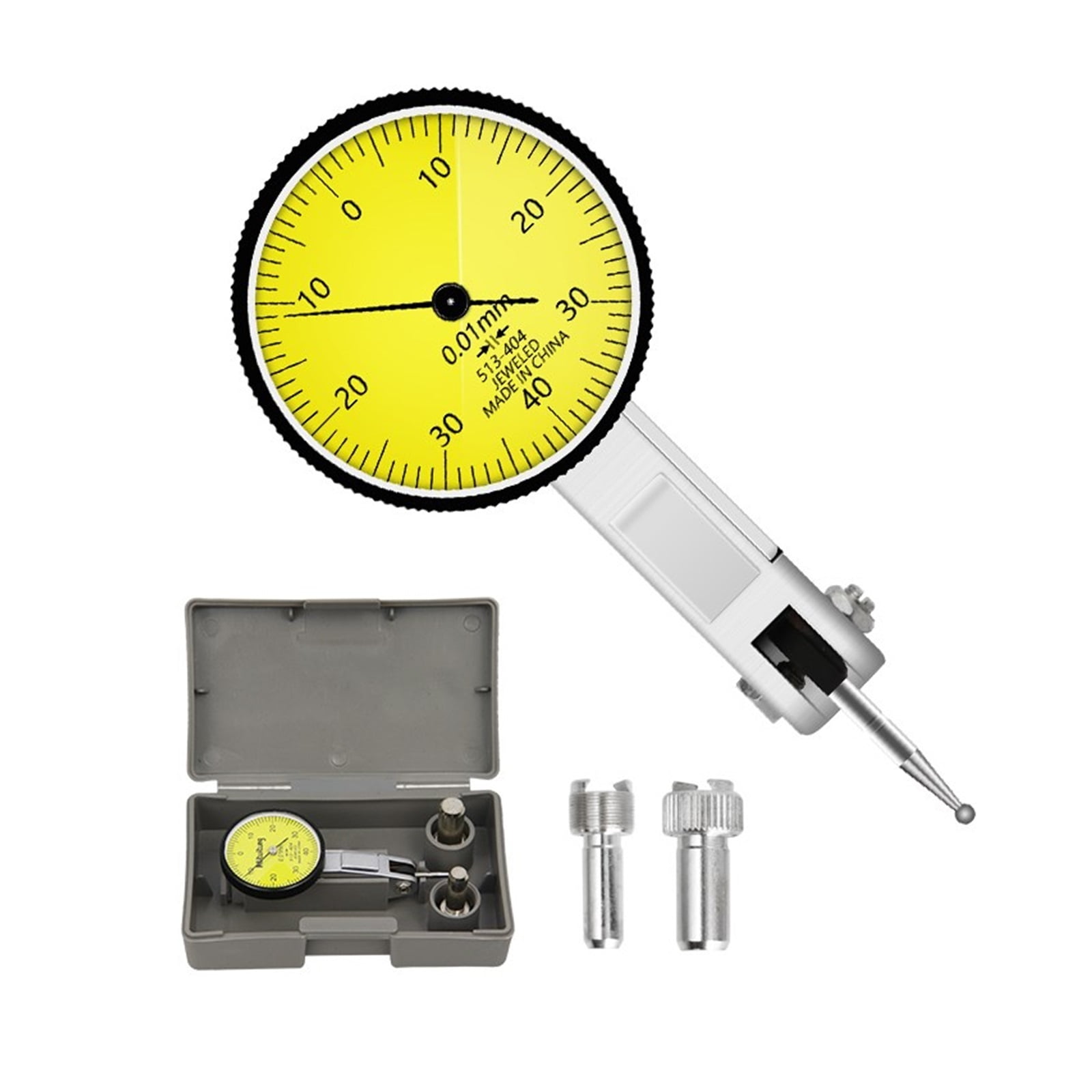 Lever Dial Indicator Gauge with Dovetail Slot Dial Gauge Test Indicator ...