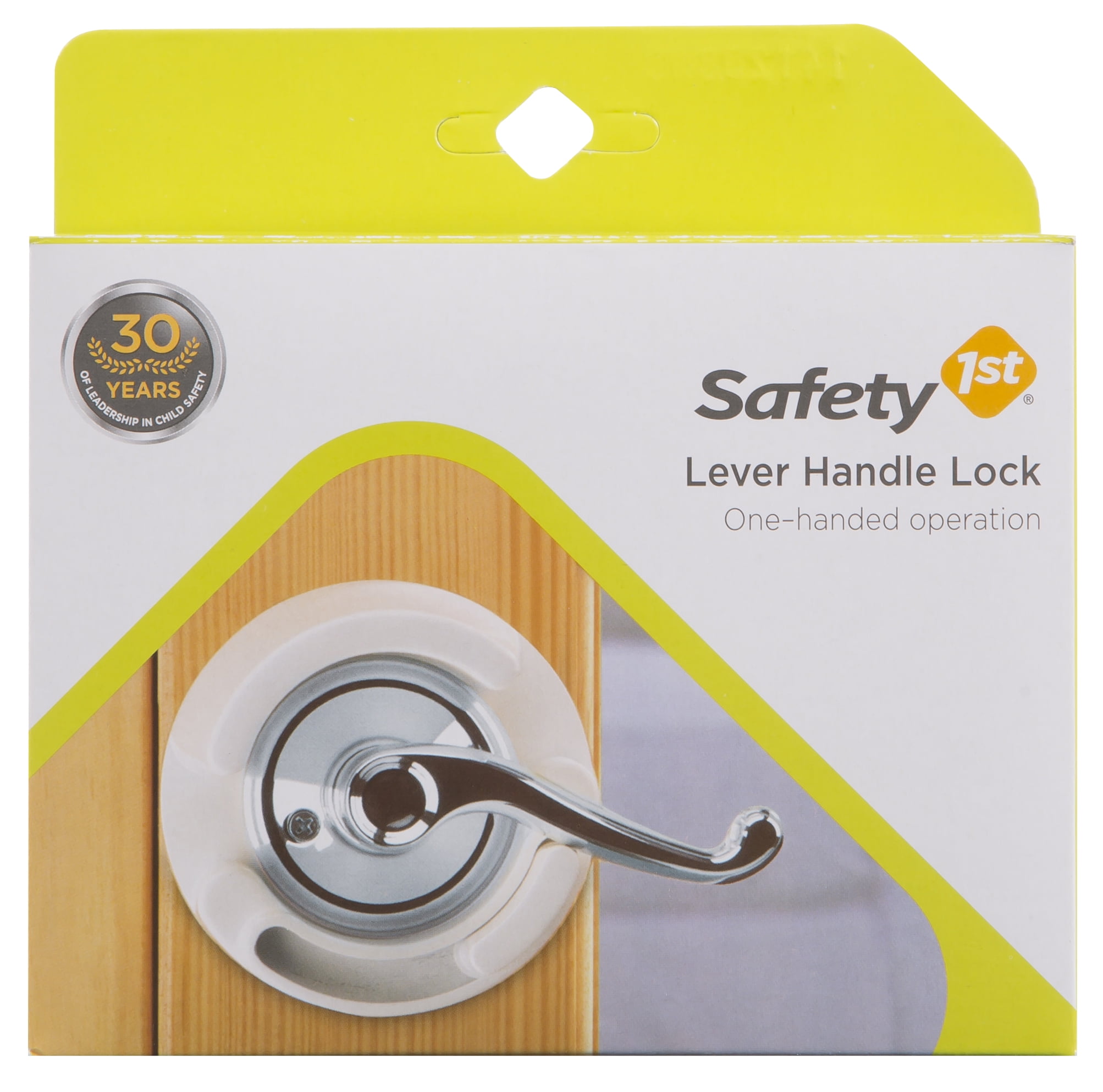 Safety 1st Lever Handle Door Lock, Home Security for French-Door Levers ...