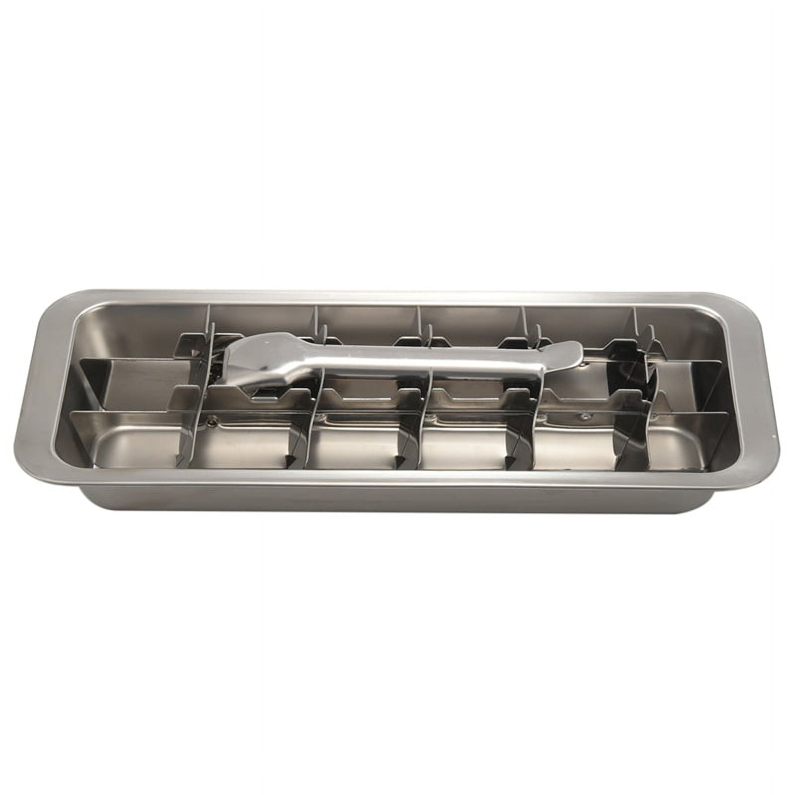 Lever-Style Ice Tray, 2 in 1 Stainless Steel, Quick Freezing ...
