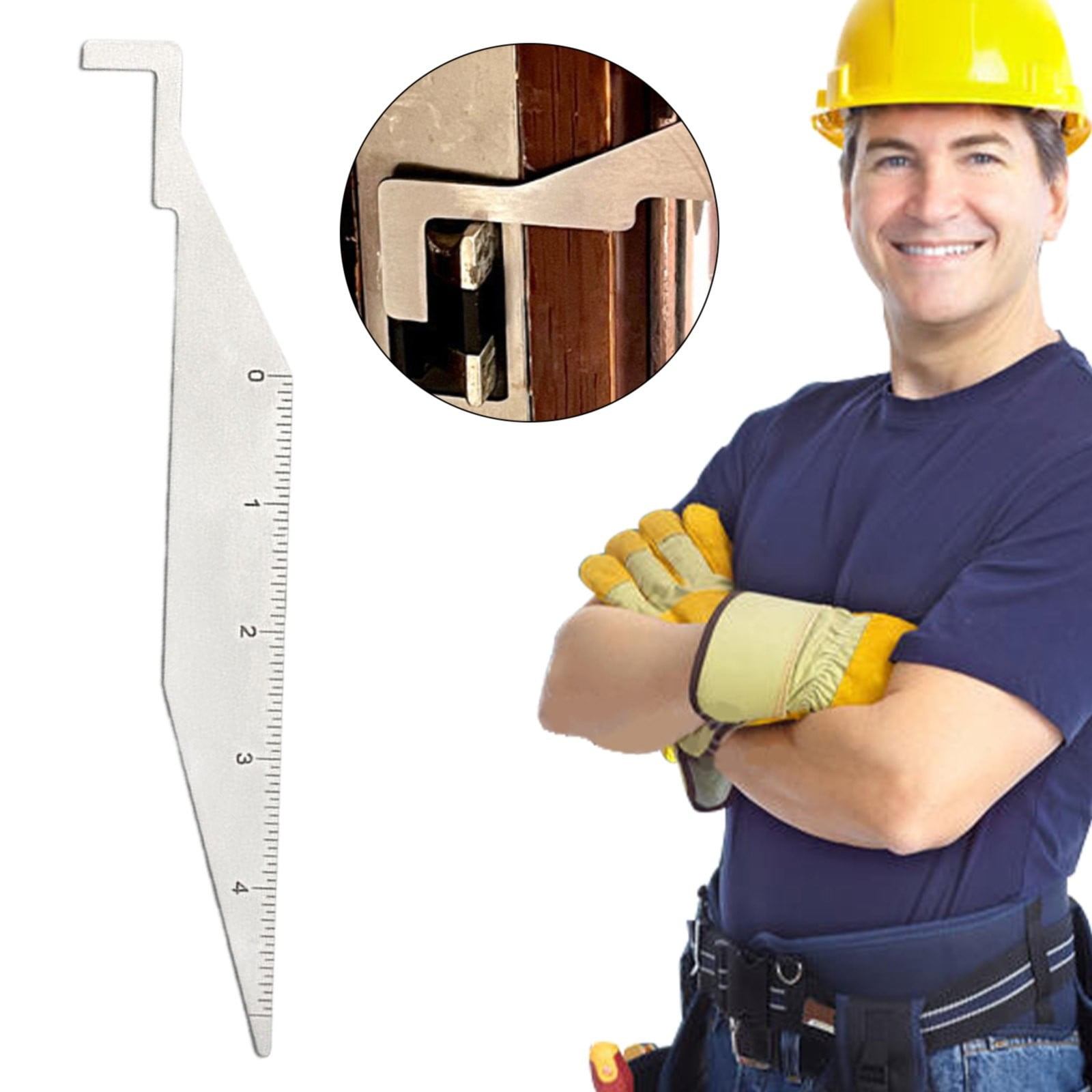 The Lever Tool For Clamping The Door Gap Has A Single Hook And No Holes ...