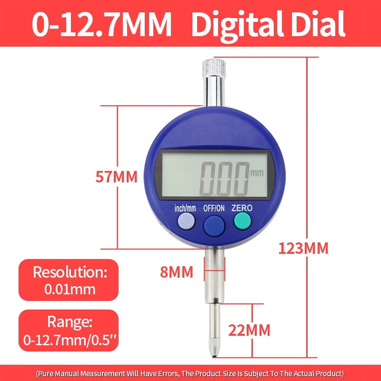 Leverage Dial Indicator Magnetic Base Holder Stand Micrometer Measuring ...