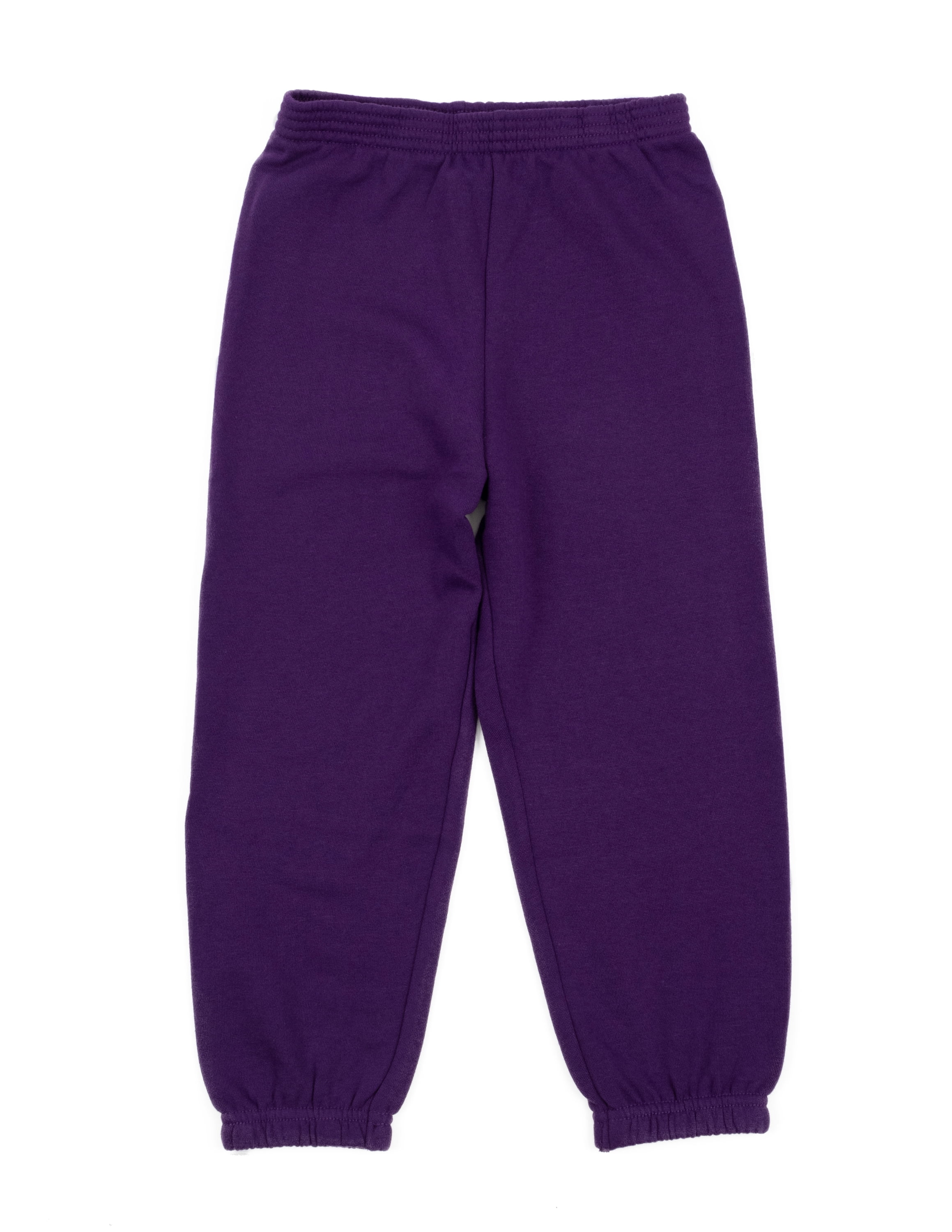 Leveret Kids Sweatpants Dark Purple 10 Year - Walmart.com