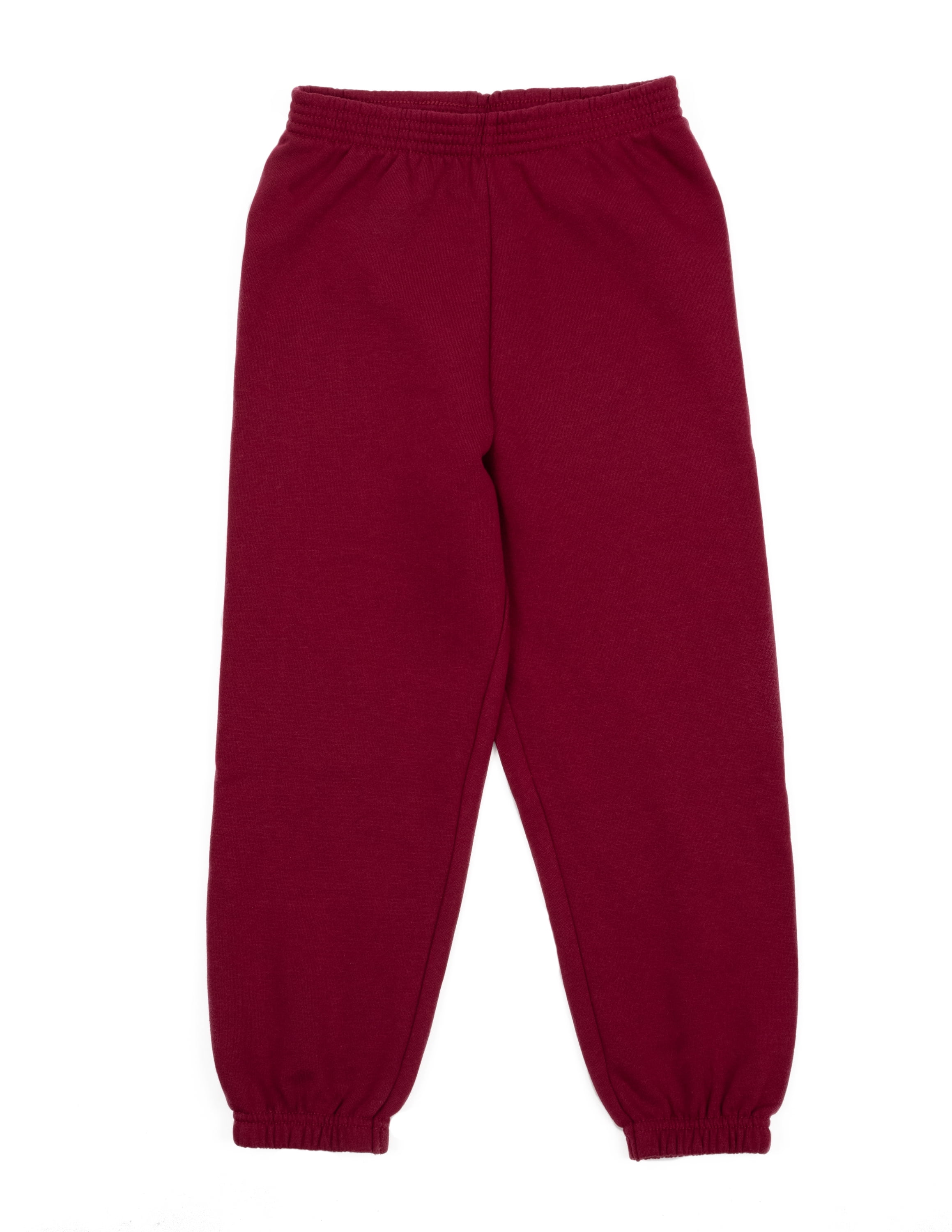 Leveret Kids Sweatpants Maroon 8 Year - Walmart.com