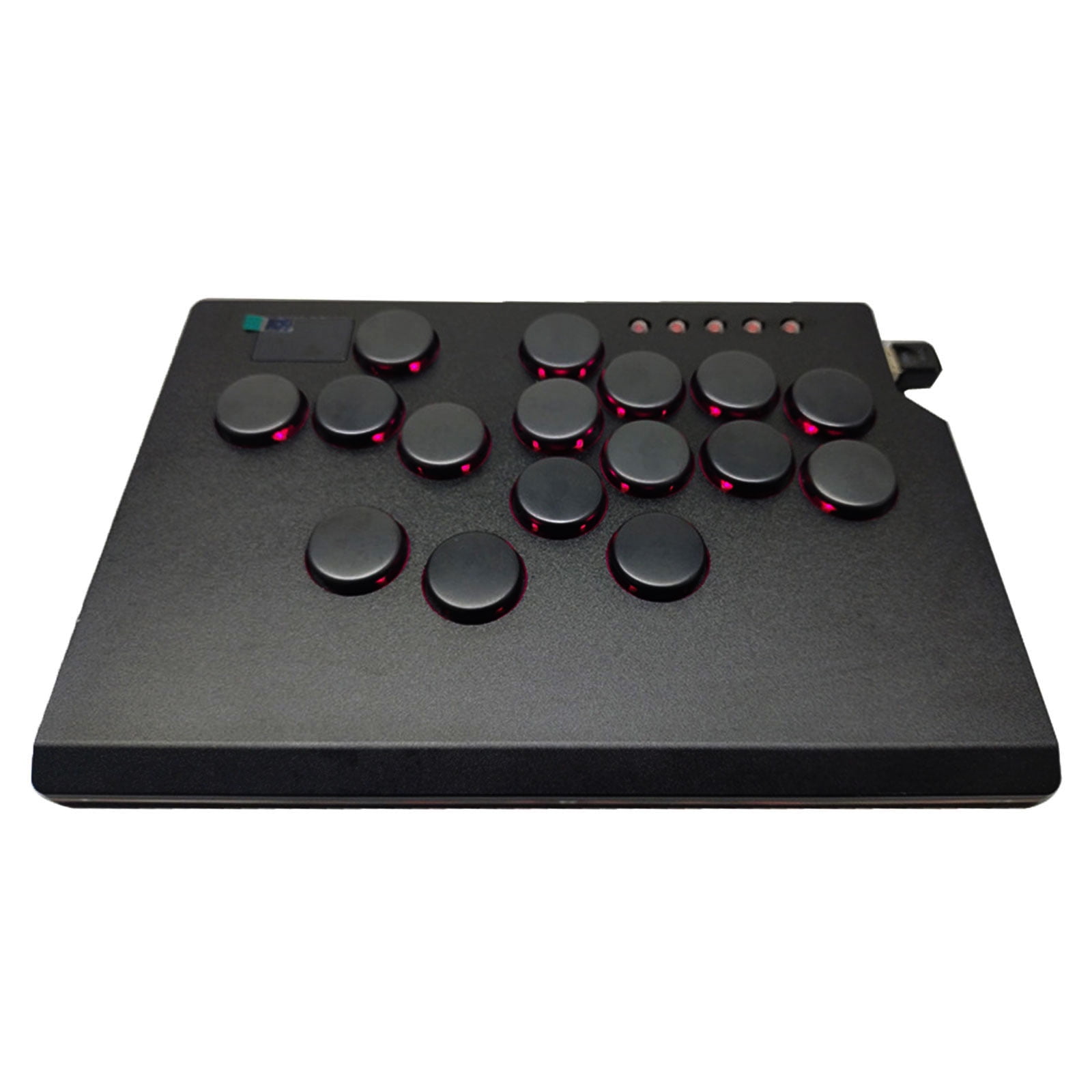 Leverless Game Controller Fight for PC with Light - Walmart.com
