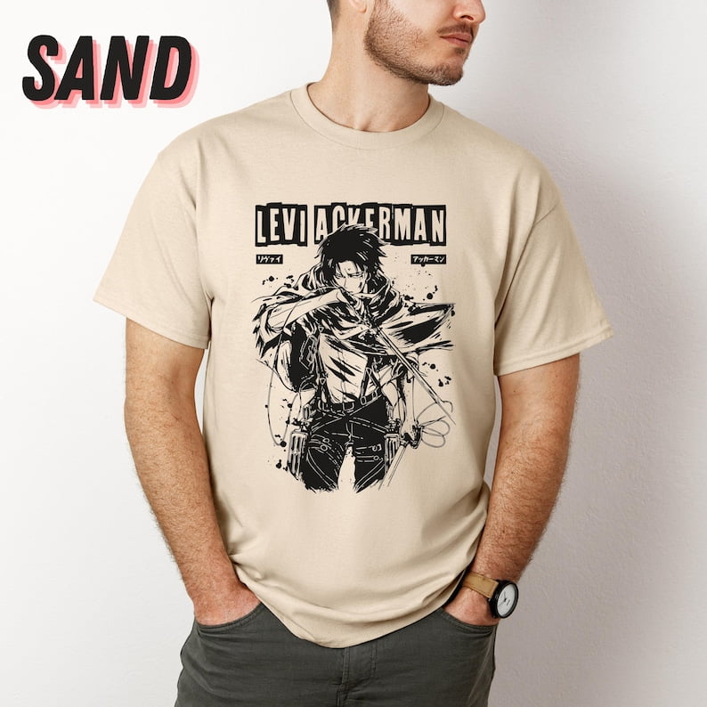 Levi Ackerman Shirt, Levi Ackerman T-Shirt, Attack on Titan Shirt, Levi ...