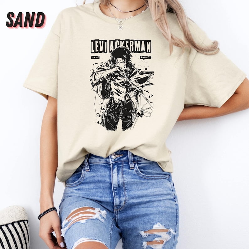 Levi Ackerman Shirt, Levi Ackerman TShirt, Attack on Titan Shirt, Levi ...