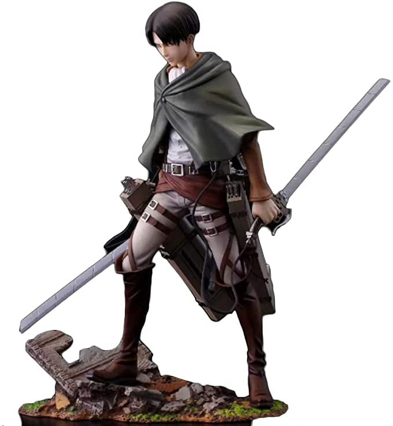 Levi Ackermann Figure Statue - 20cm Anime Levi Captain Figure Model ...