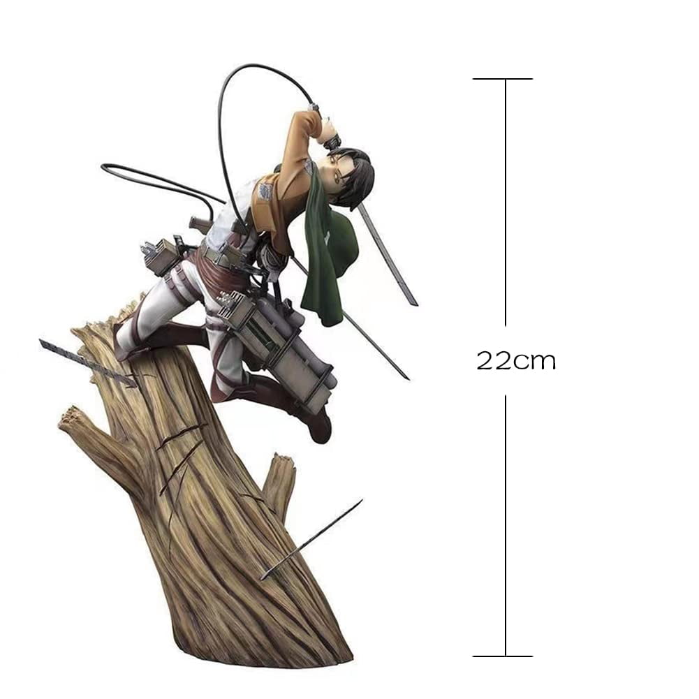 Levi Ackermann Figure Statue - 22cm Anime Levi Captain Figure Model ...