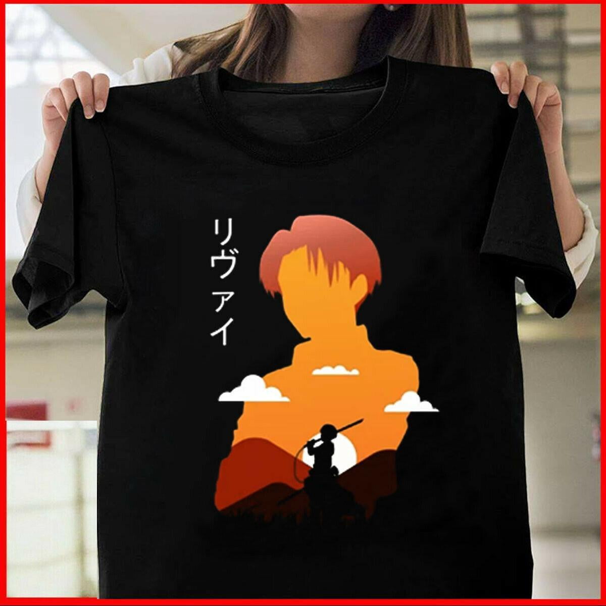 Levi Ackermann shadow Attack on Titan Anime T Shirt - Walmart.com