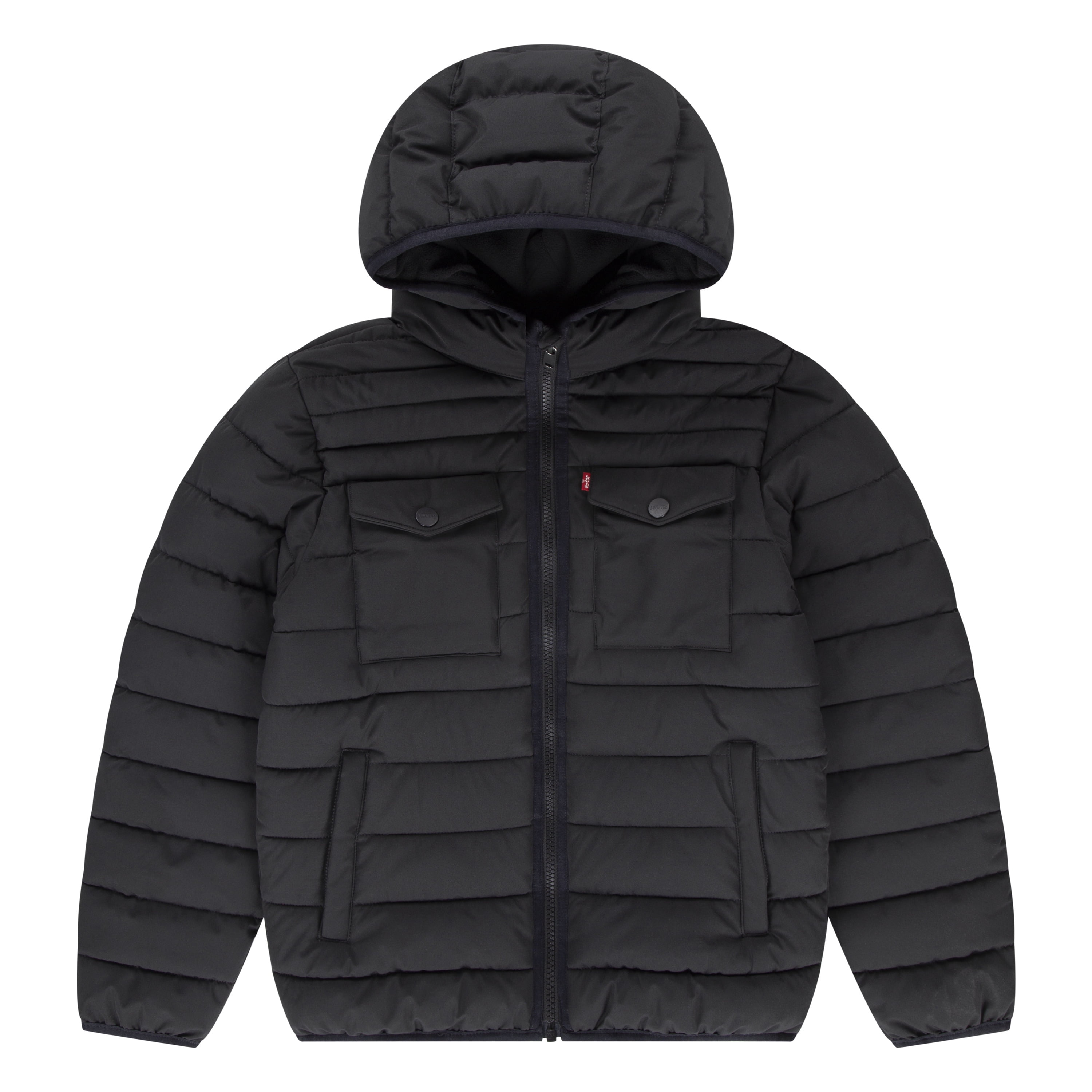 Levi's Boys' Heavyweight Puffer Jacket with Hood, Sizes 8-20 - Walmart.com