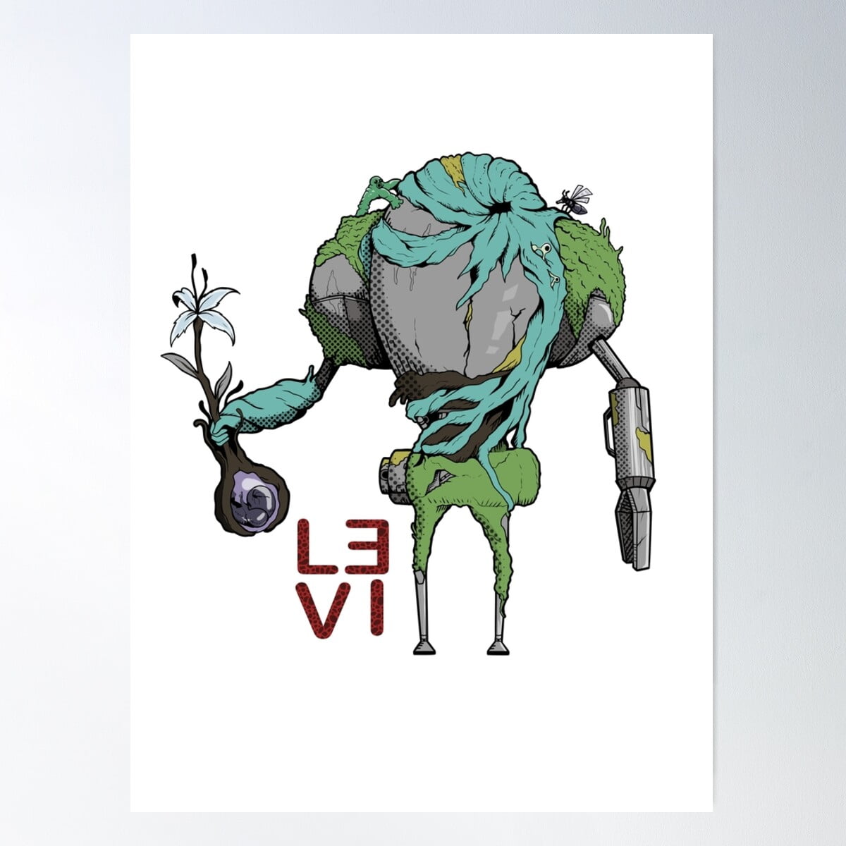 Levi Scavengers Reign Reborn Poster Wall Art, Modern Wall Decor For ...